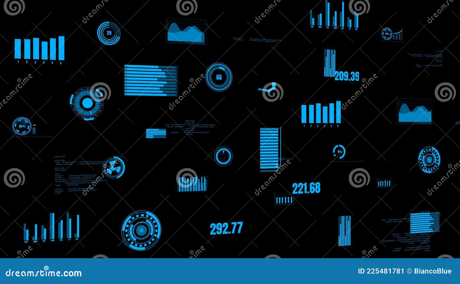 Visionary Industry Data Dashboard Presenting Machine Status Stock ...