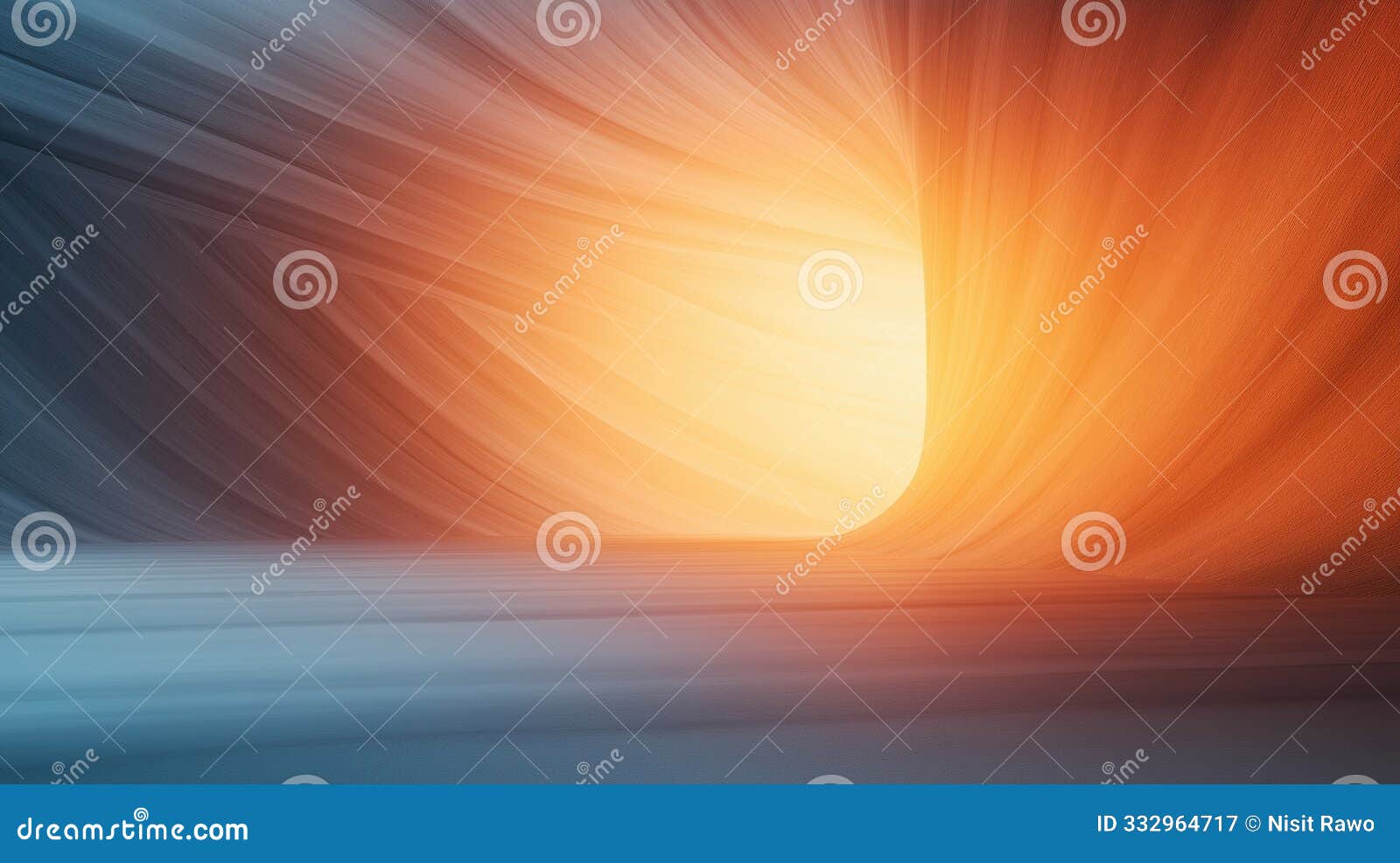 Visionary Landscape, Bending Reality, Ethereal Light, 3D Illustration ...