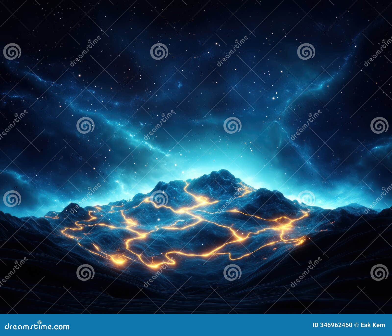 Visionary Paths and Breakthroughs a Glowing Map Projected Onto a Cosmic ...