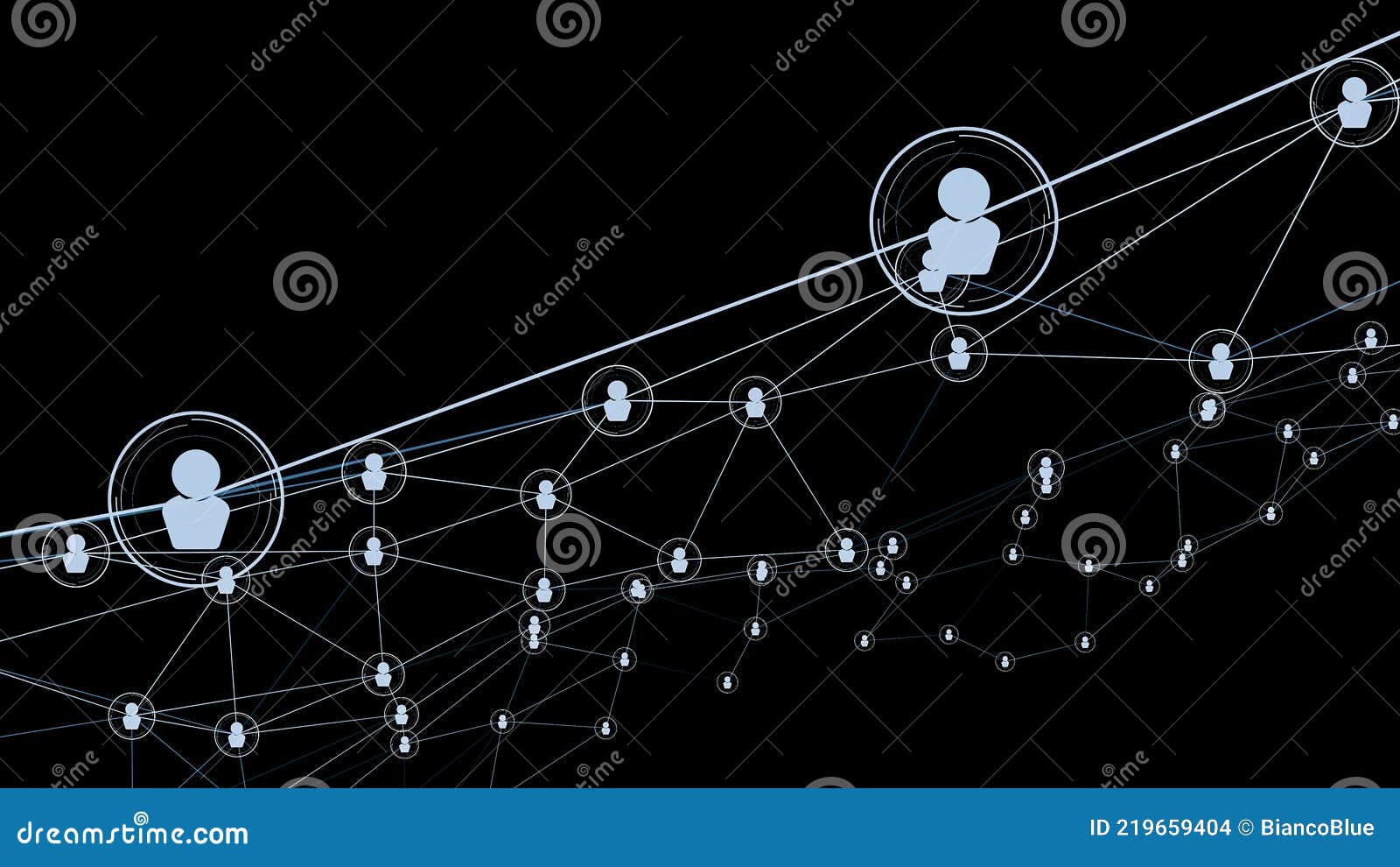 Visionary People Network Linking and Connection Stock Illustration ...