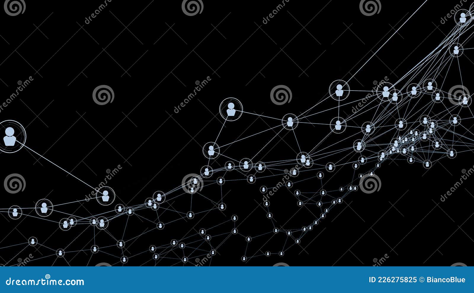 Visionary People Network Linking and Connection Stock Illustration ...