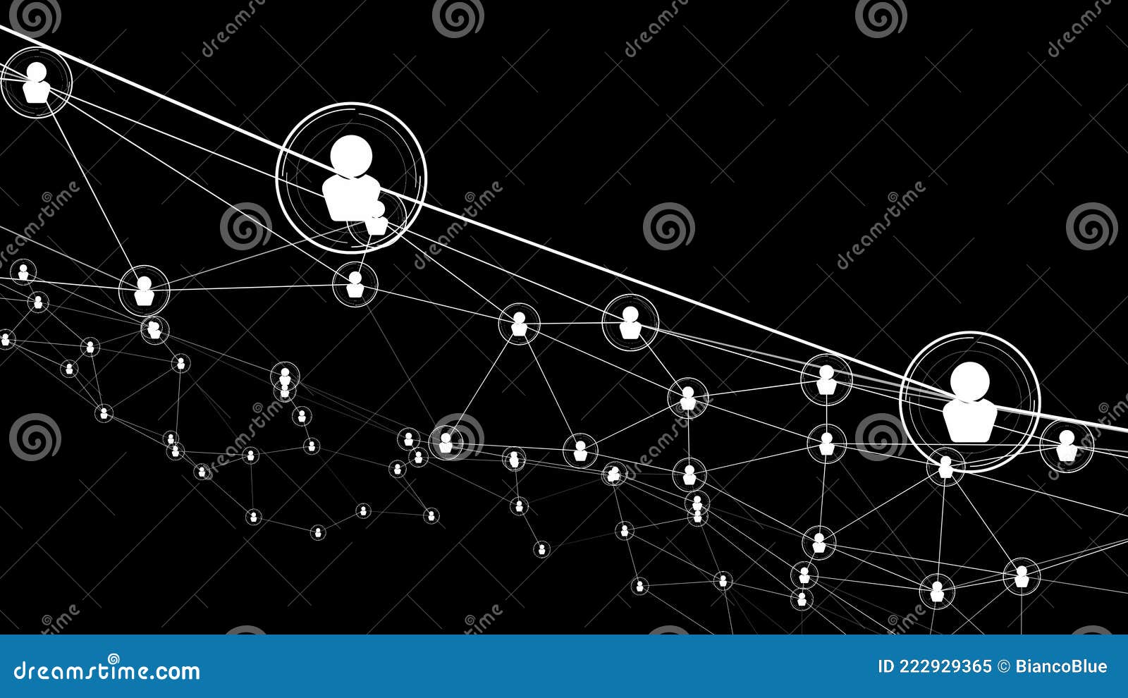 Visionary People Network Linking and Connection Stock Illustration ...
