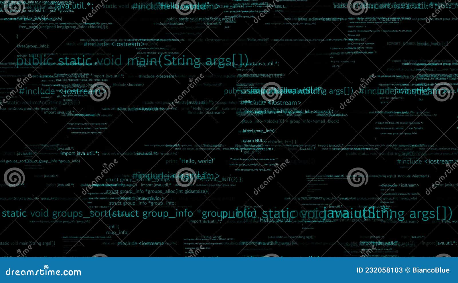 Visionary Programming and Coding of Future Software Stock Illustration ... Visionary Programming and Coding of Future Software Stock Illustration ...