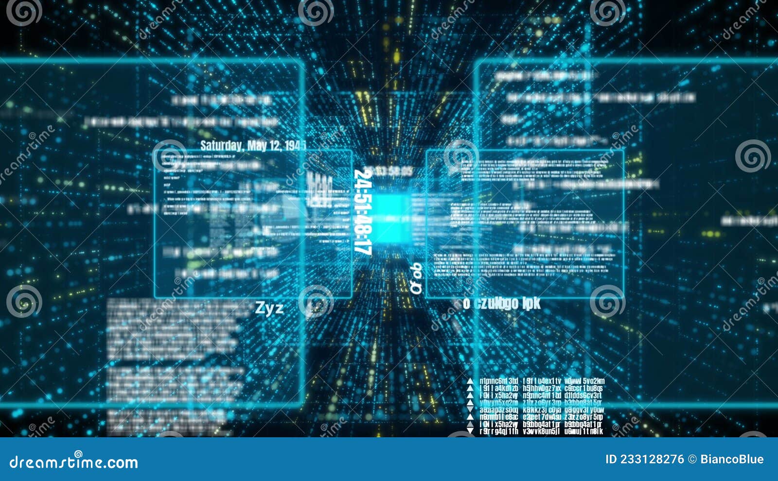 Visionary Programming and Coding of Future Software Stock Illustration ...