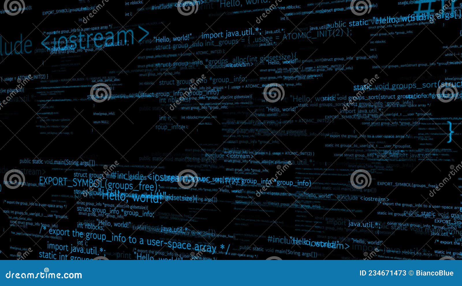 Visionary Programming and Coding of Future Software Stock Illustration ... Visionary Programming and Coding of Future Software Stock Illustration ...