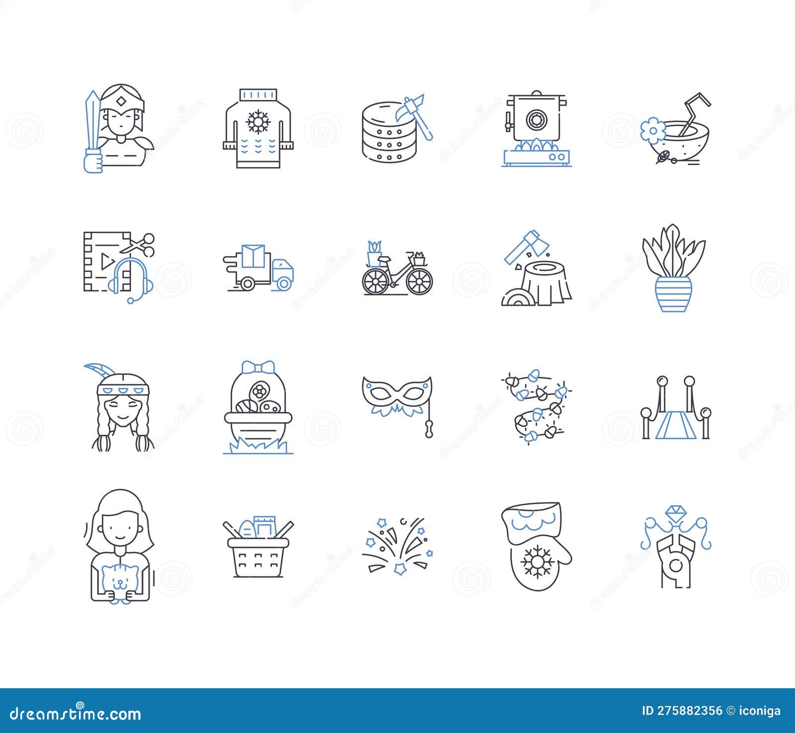 Visionary Recreation Line Icons Collection. Imagination, Innovation ... Visionary Recreation Line Icons Collection. Imagination, Innovation ...