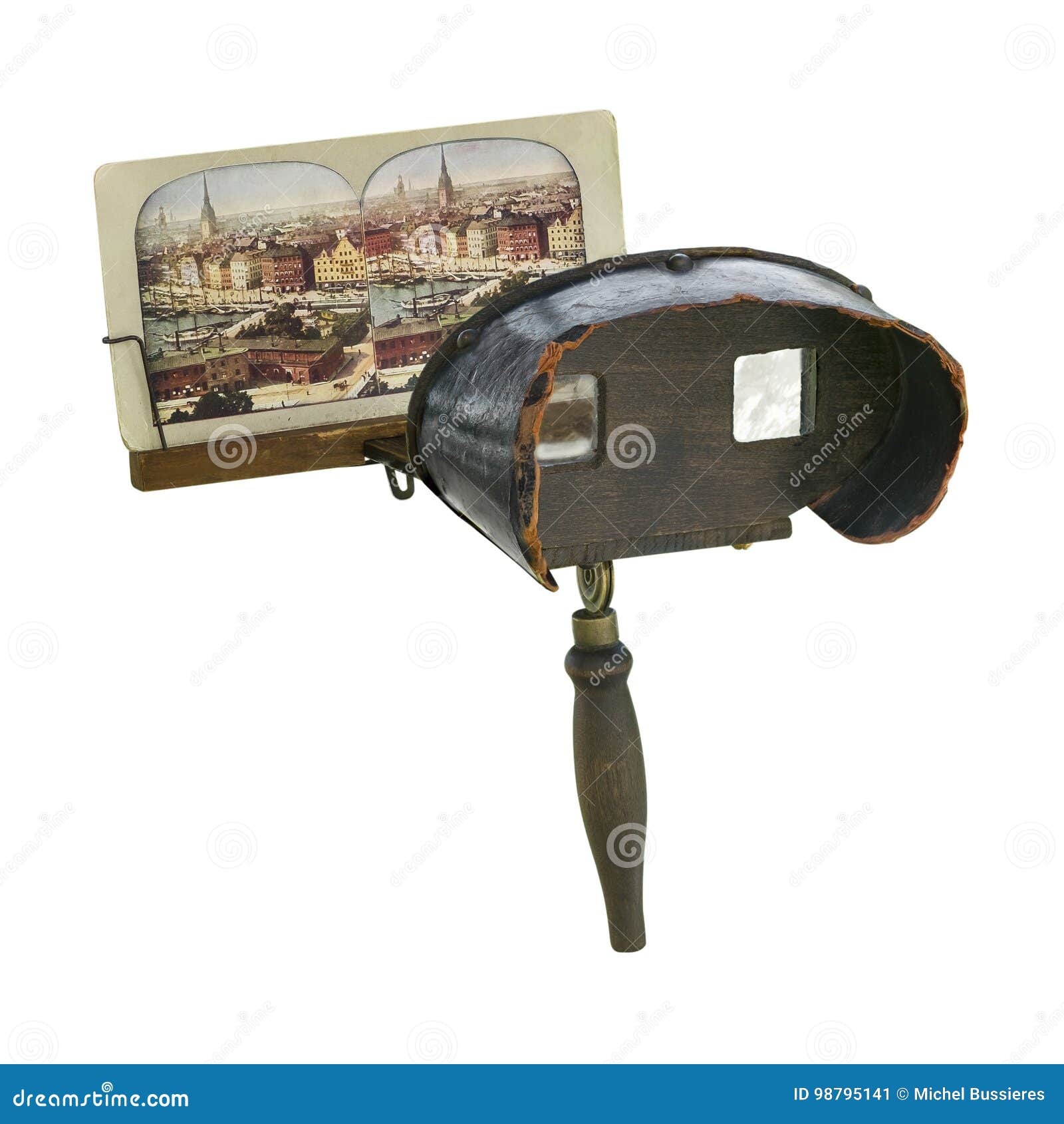 Visionneuse de vintage photo éditorial. Image du main - 98795141