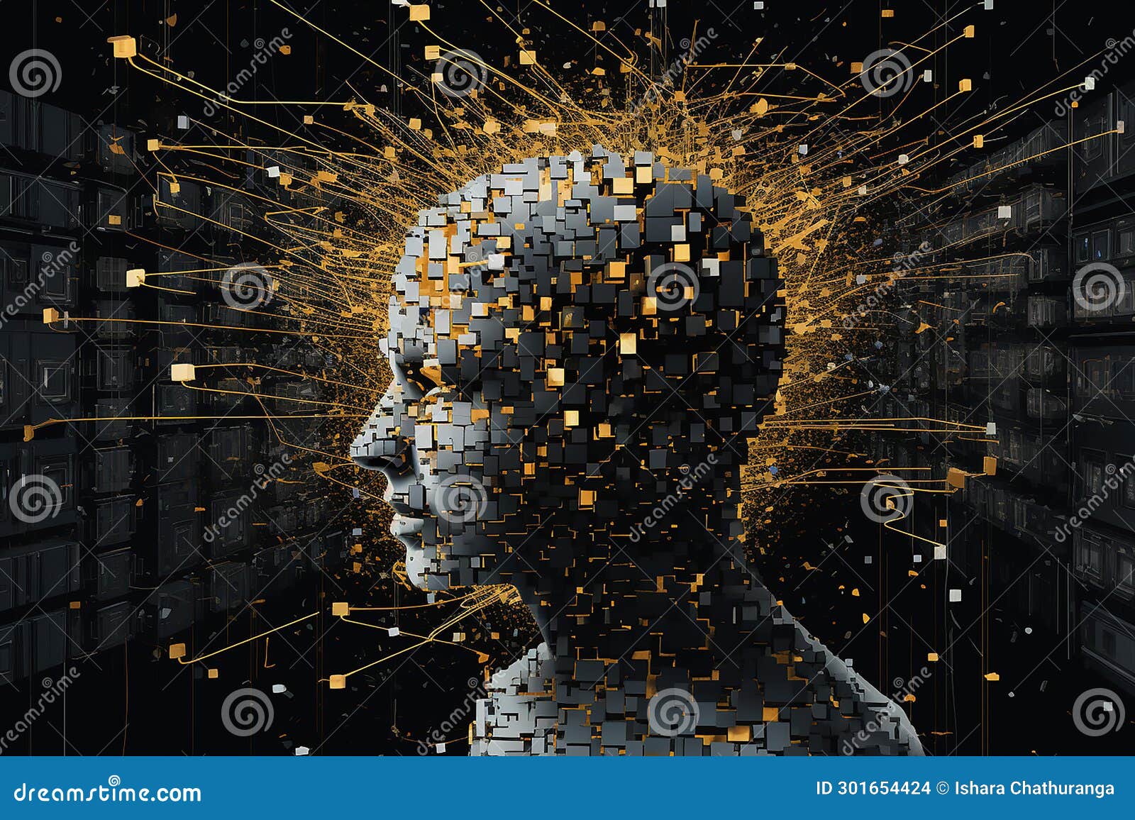 Visions of Anxiety, a Captivating Illustration of an Overthinker S Mind ...