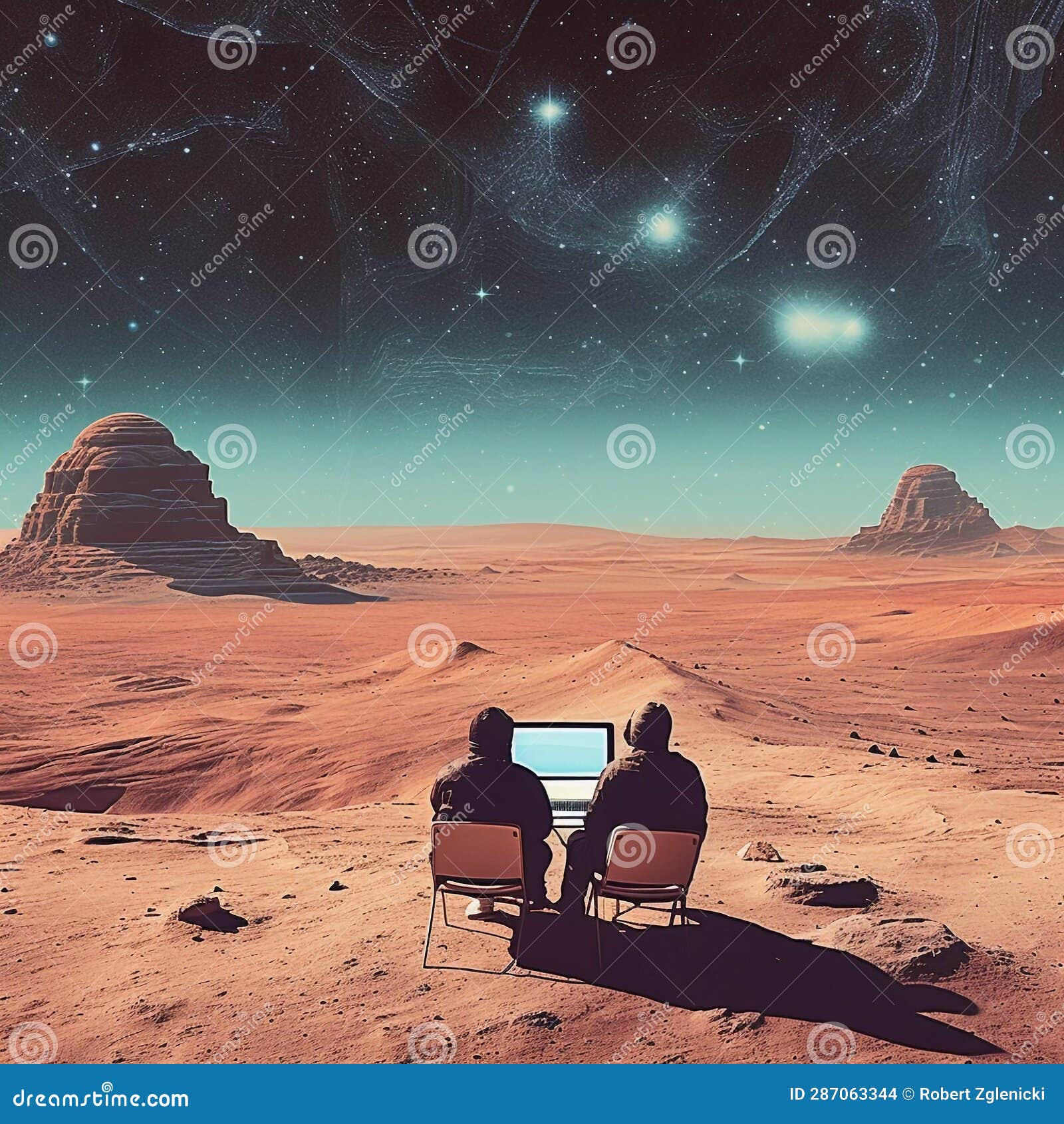 Visions Beyond Reality: Abstract Surreal Landscape Collage Art ...