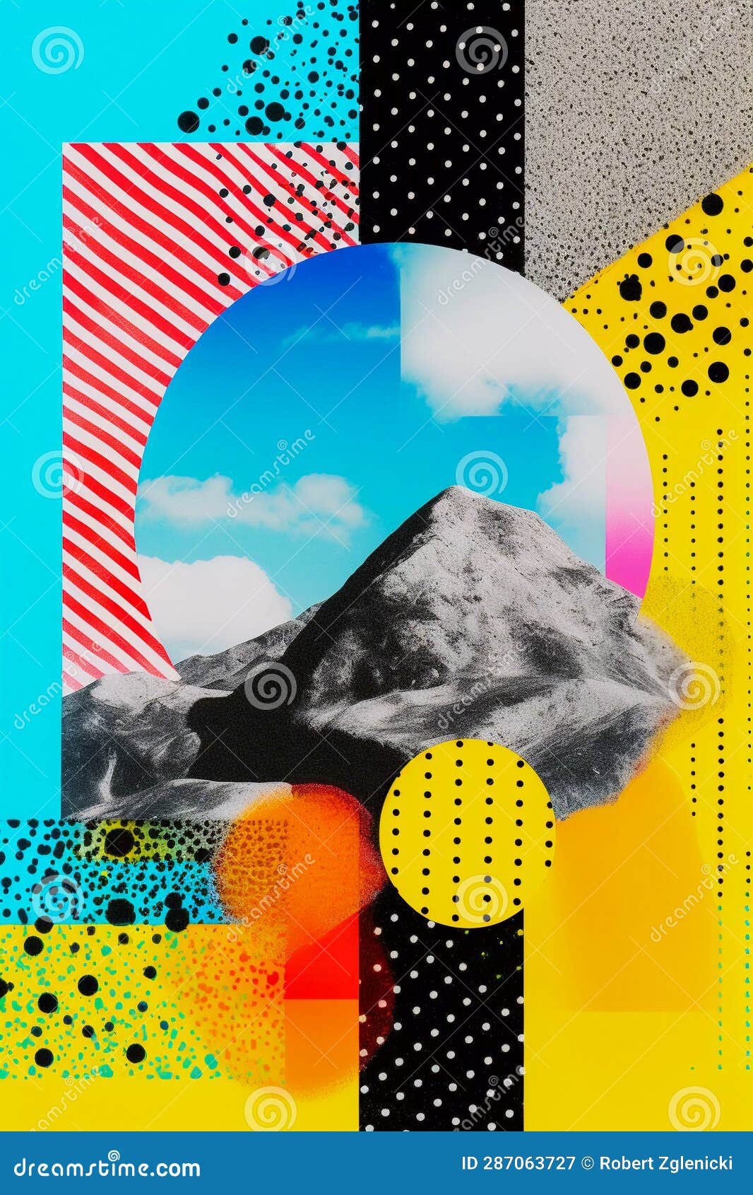 Visions Beyond Reality: Abstract Surreal Landscape Collage Art ...