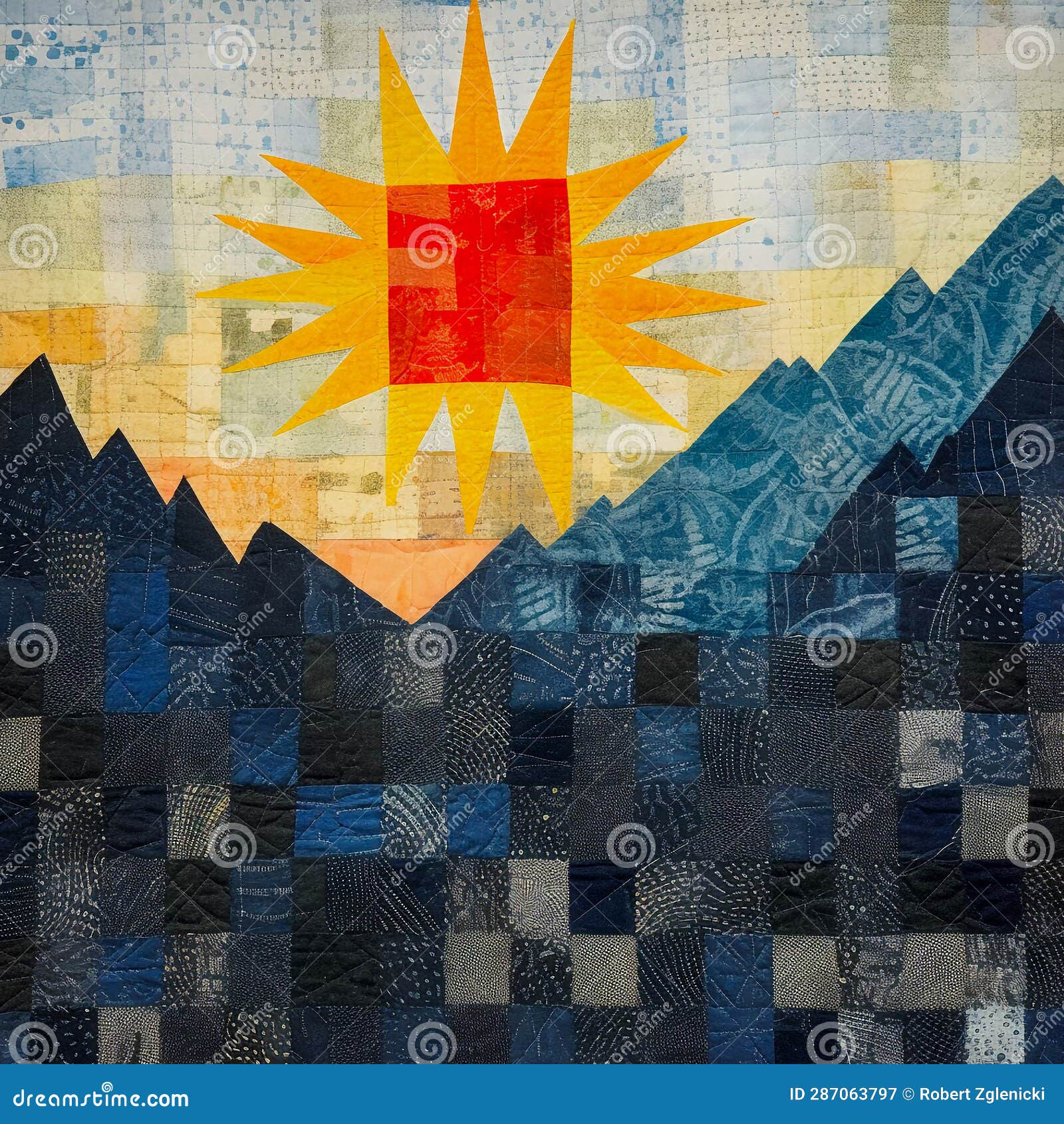 Visions Beyond Reality: Abstract Surreal Landscape Collage Art ...