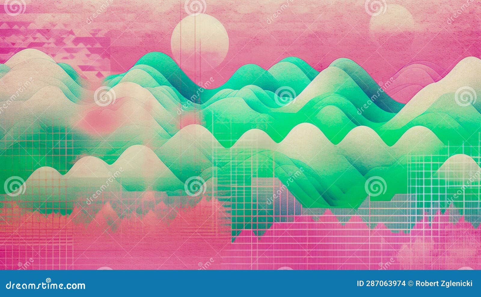 Visions Beyond Reality: Abstract Surreal Landscape Collage Art ...