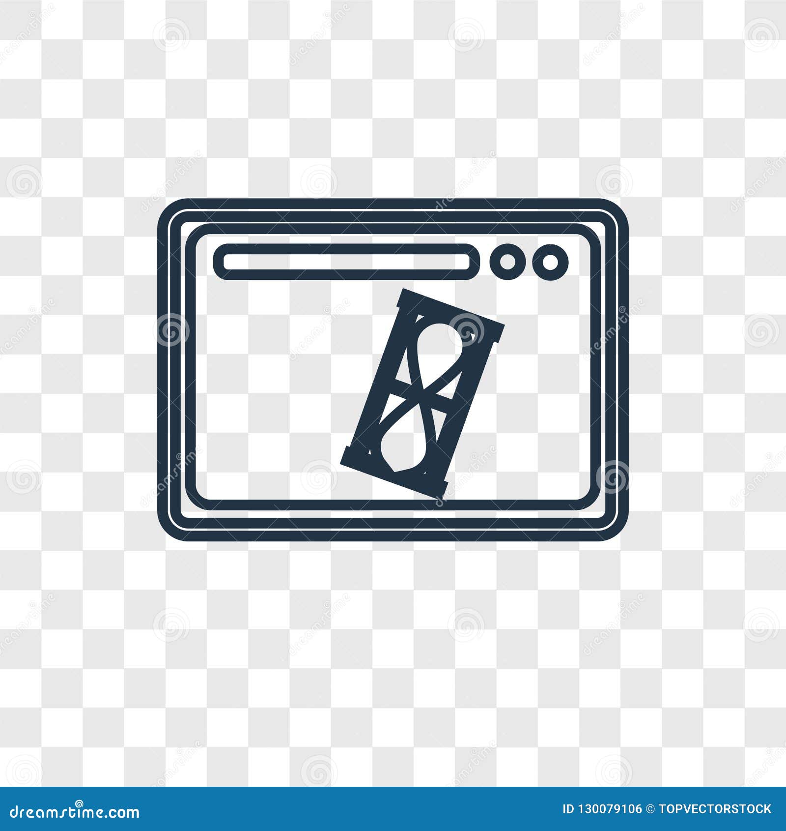 Visit Concept Vector Linear Icon Isolated On Transparent Background ...