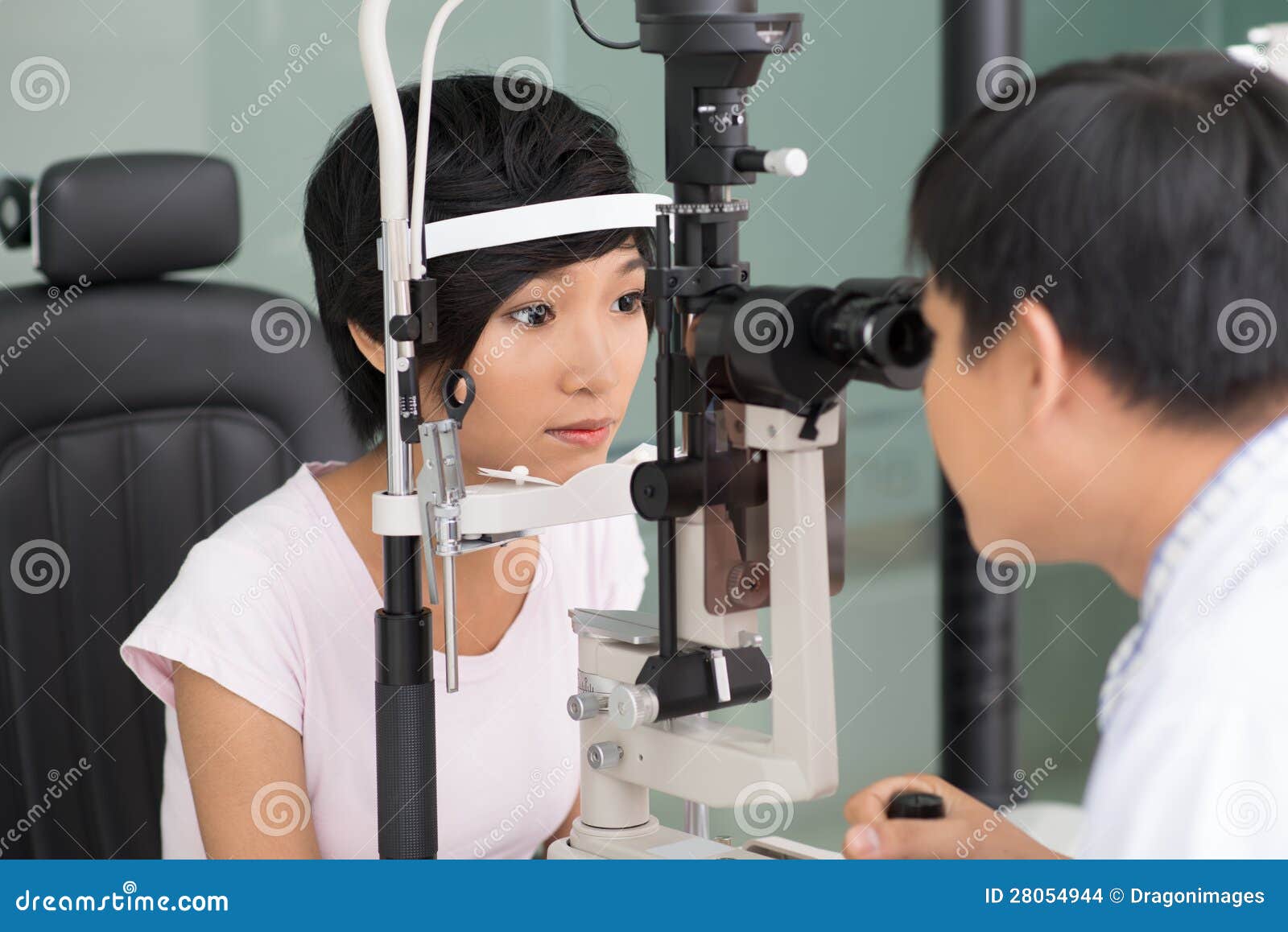 Visit to oculist stock photo. Image of checkup, office - 28054944