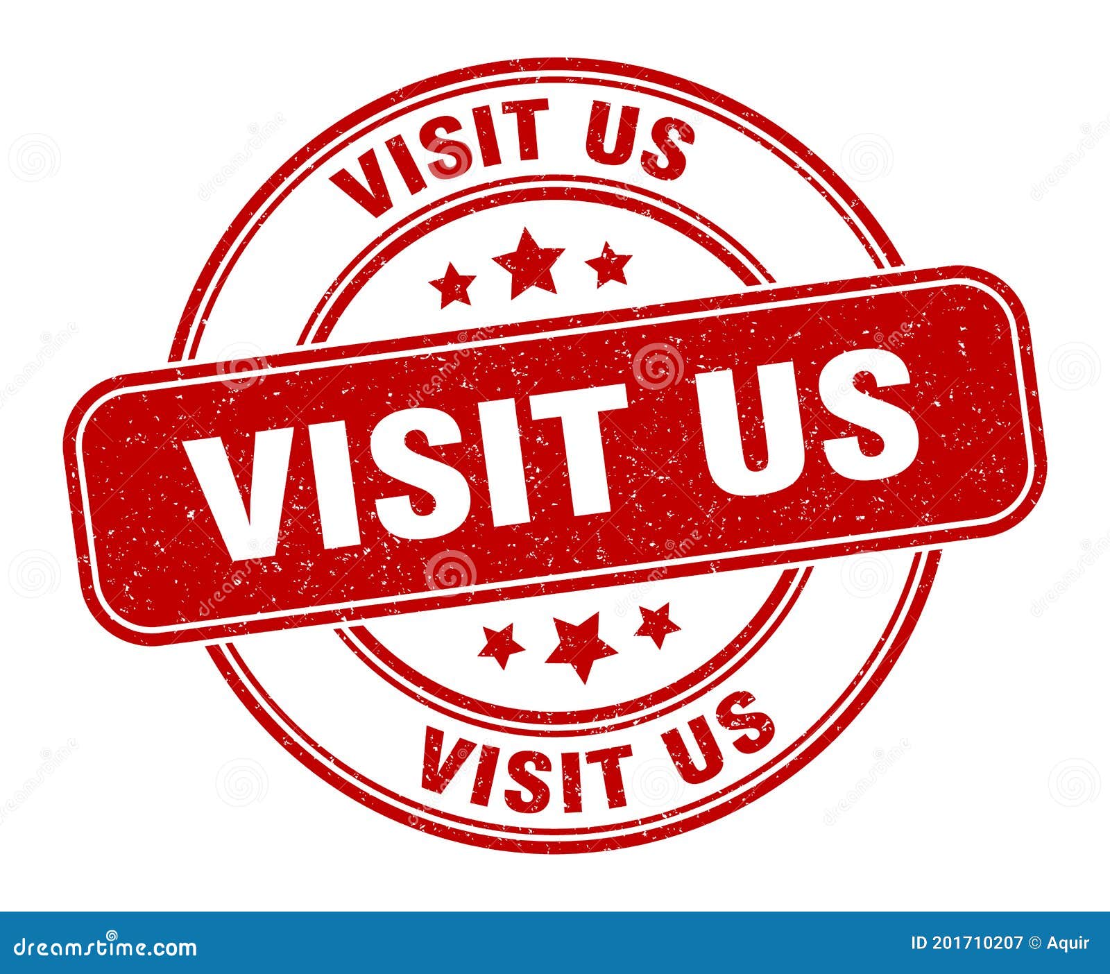 Visit Us Stamp. Visit Us Label. Round Grunge Sign Stock Vector ...