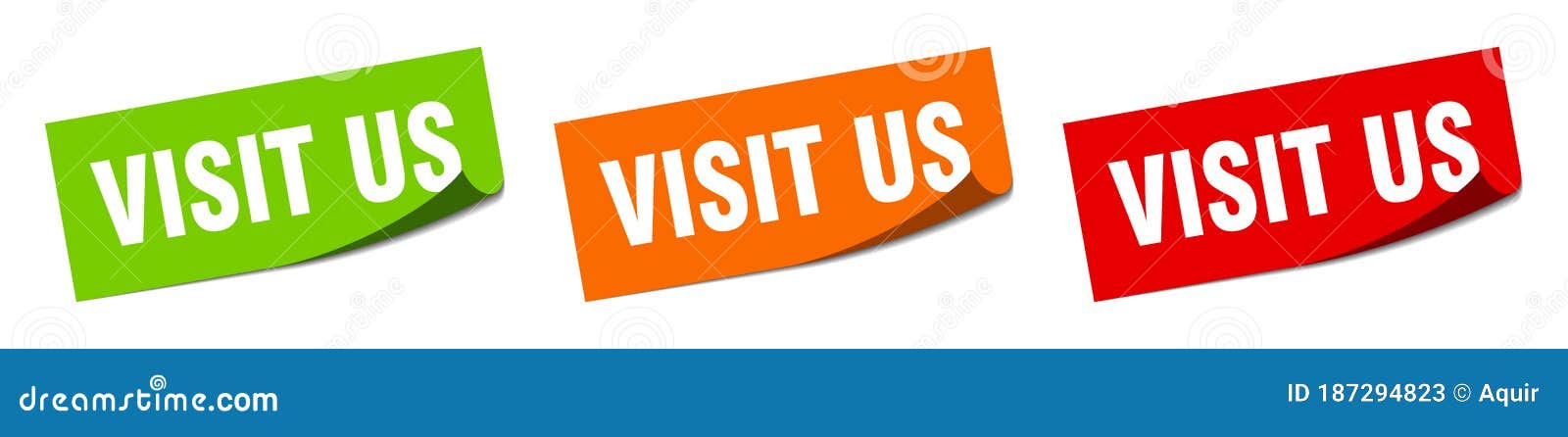 Visit Us Sticker. Visit Us Square Isolated Sign Stock Vector ...