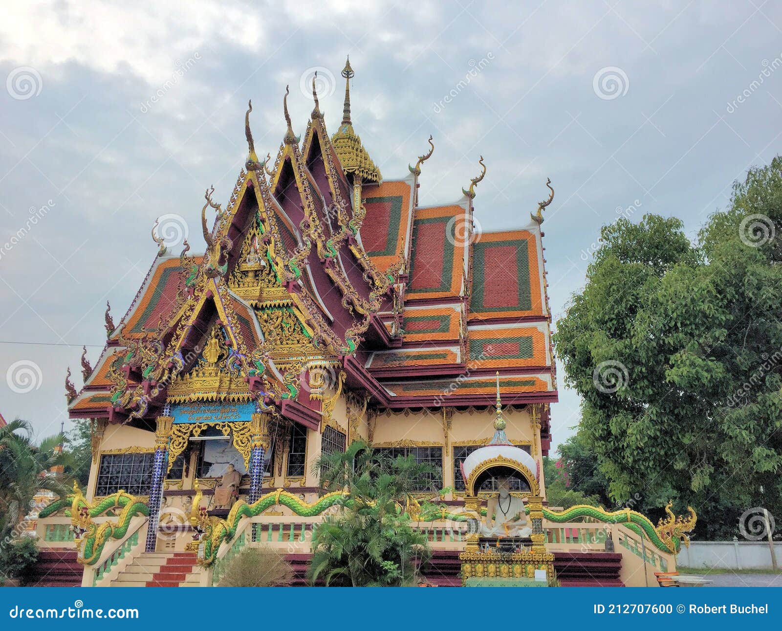 Buddhist Temple in Koh Samui in Thailand 19.1 Editorial Image - Image ...