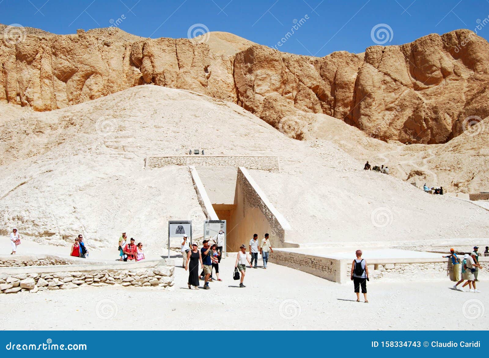 Visite De La Vallée Des Rois Photo stock éditorial - Image du ...