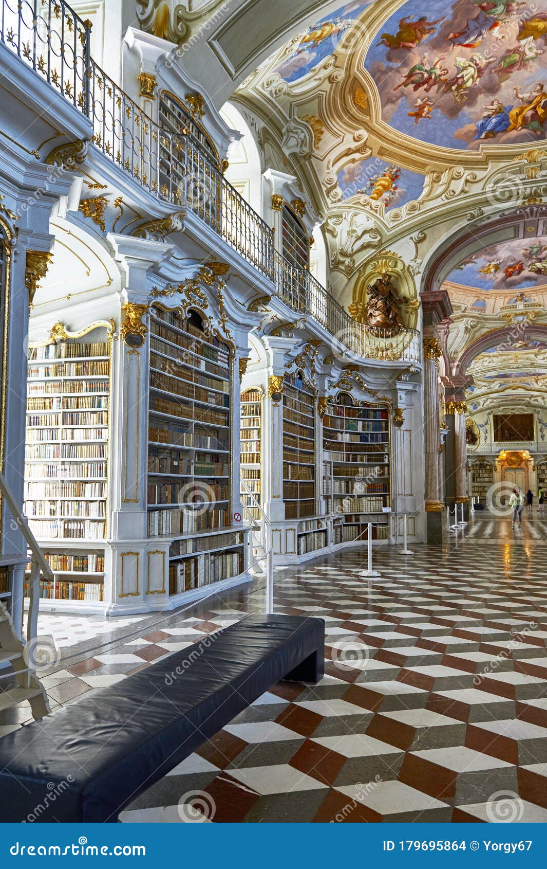 The Famous Library of Admont Abbey Editorial Stock Image - Image of ...