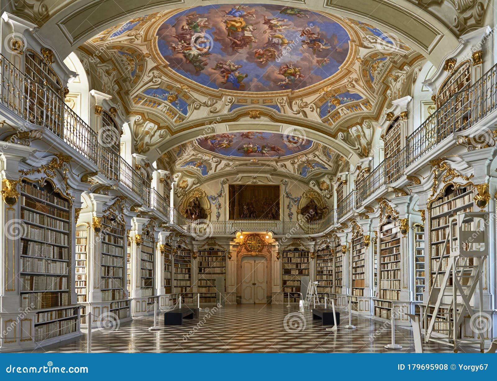The Famous Library of Admont Abbey Editorial Stock Photo - Image of ...