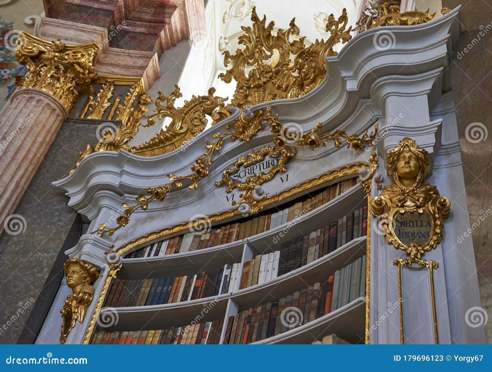 The Famous Library of Admont Abbey Editorial Stock Photo - Image of ...