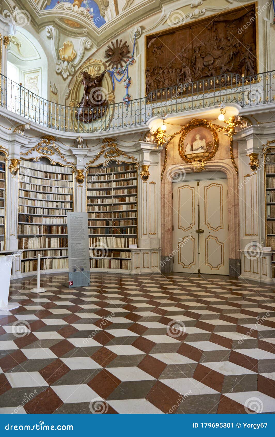 The Famous Library of Admont Abbey Editorial Photo - Image of book ...