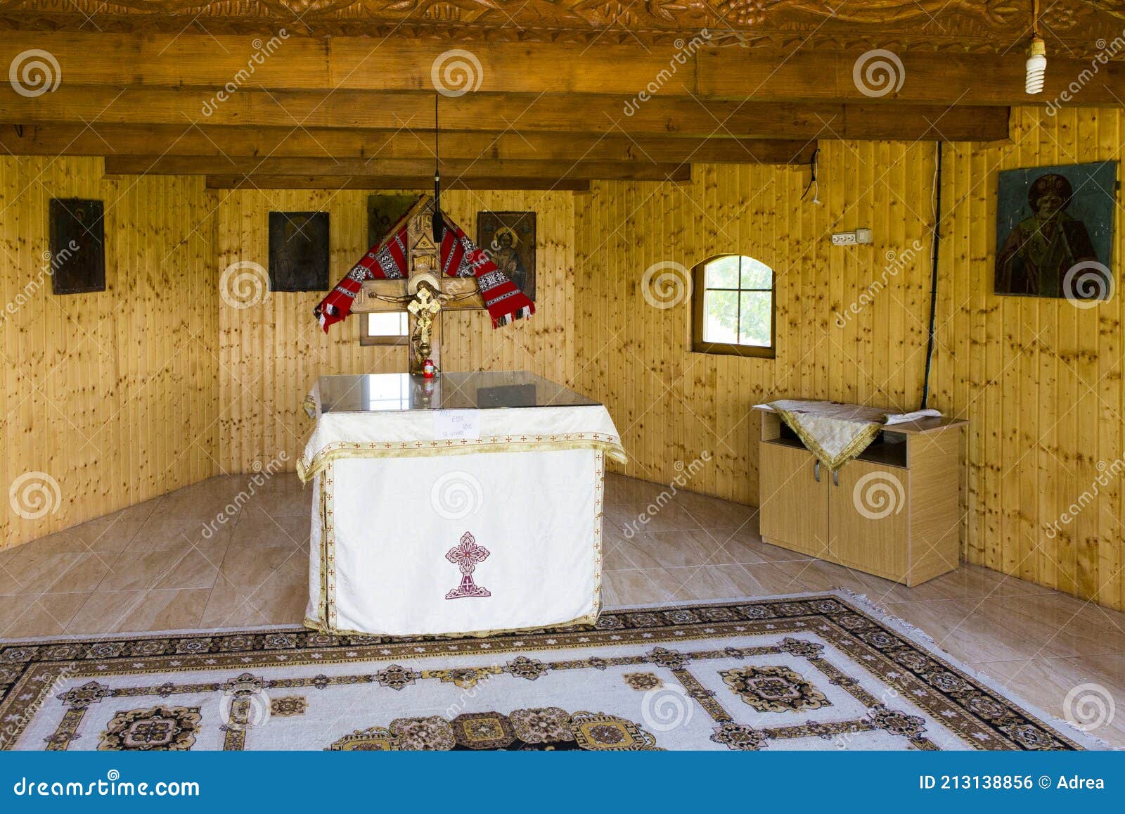 Visiting the Altar from the Bolintin Monastery Editorial Photo - Image ...