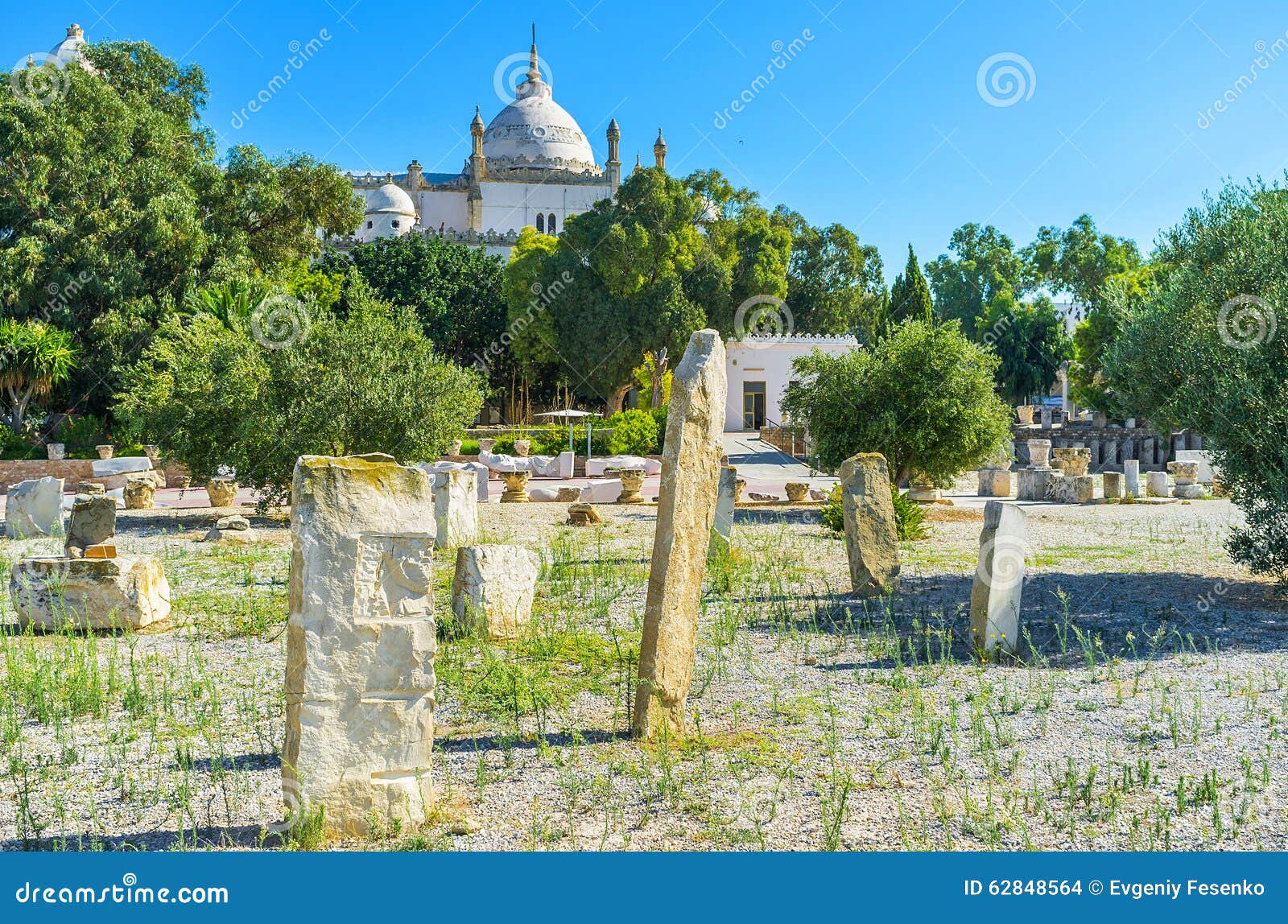 Visiting ancient Carthage stock photo. Image of church - 62848564