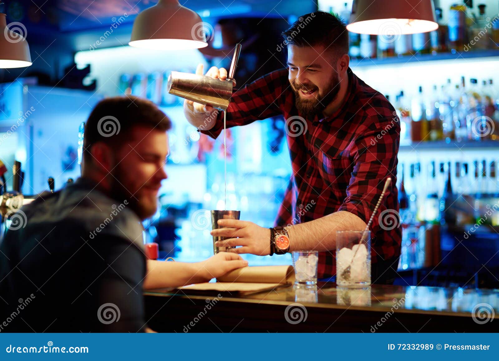 Visiting bar stock image. Image of happy, working, drink - 72332989