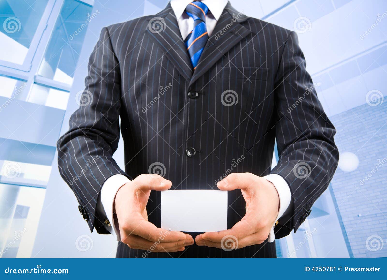 Visiting card stock image. Image of business, male, confident - 4250781