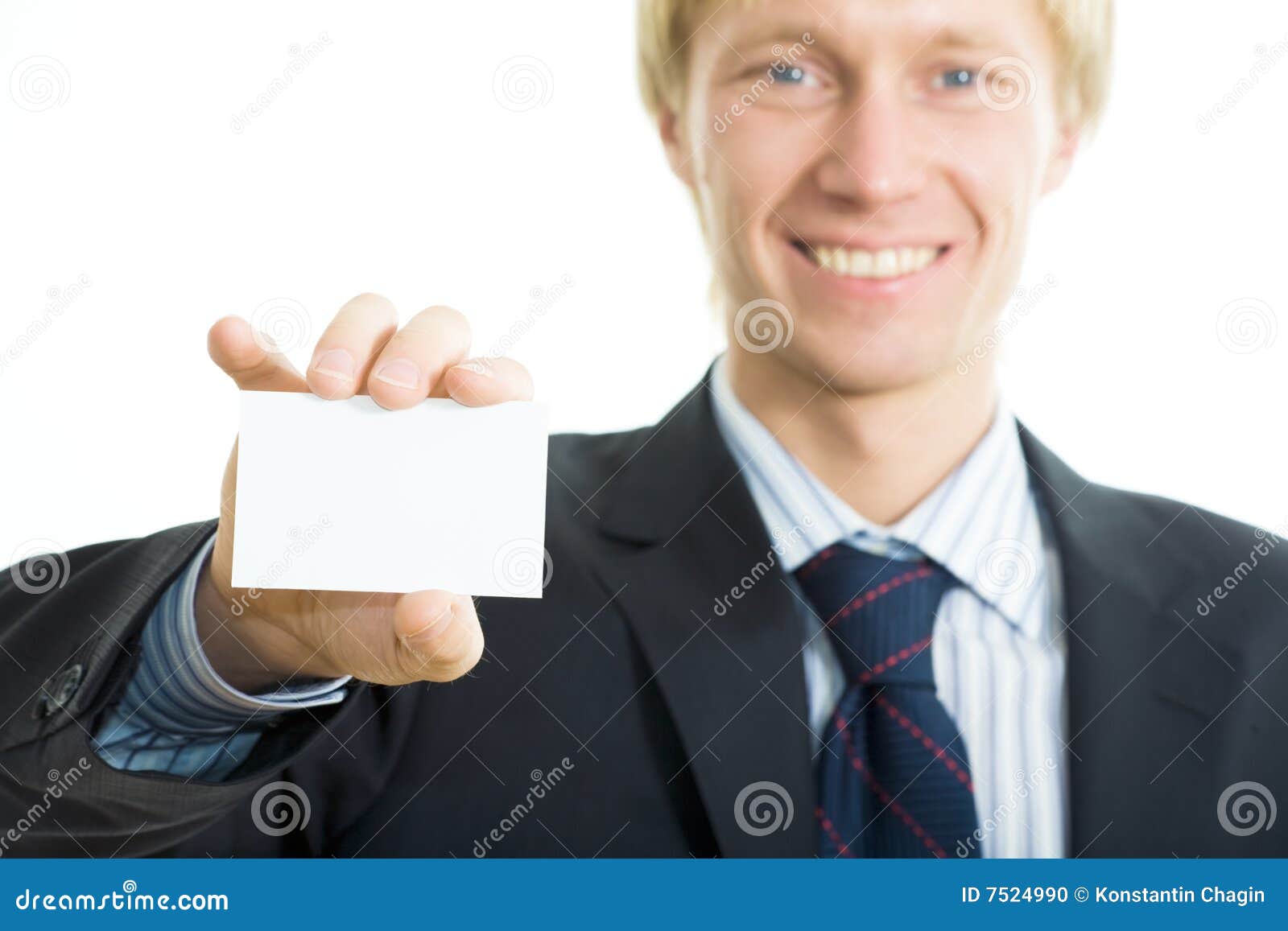 Visiting card stock photo. Image of businessman, chief - 7524990