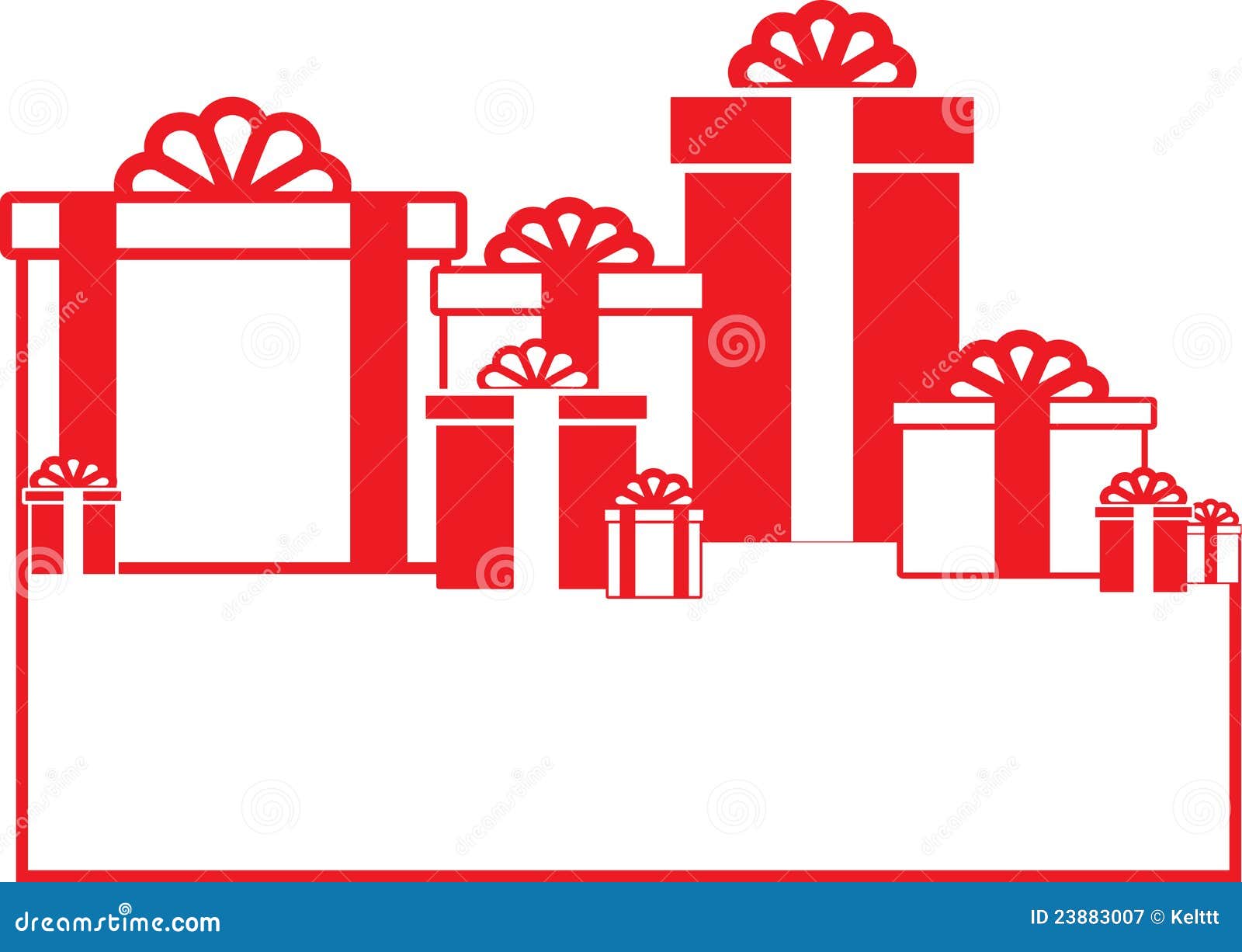 Visiting Card with Gift Boxes Stock Vector - Illustration of carton ...