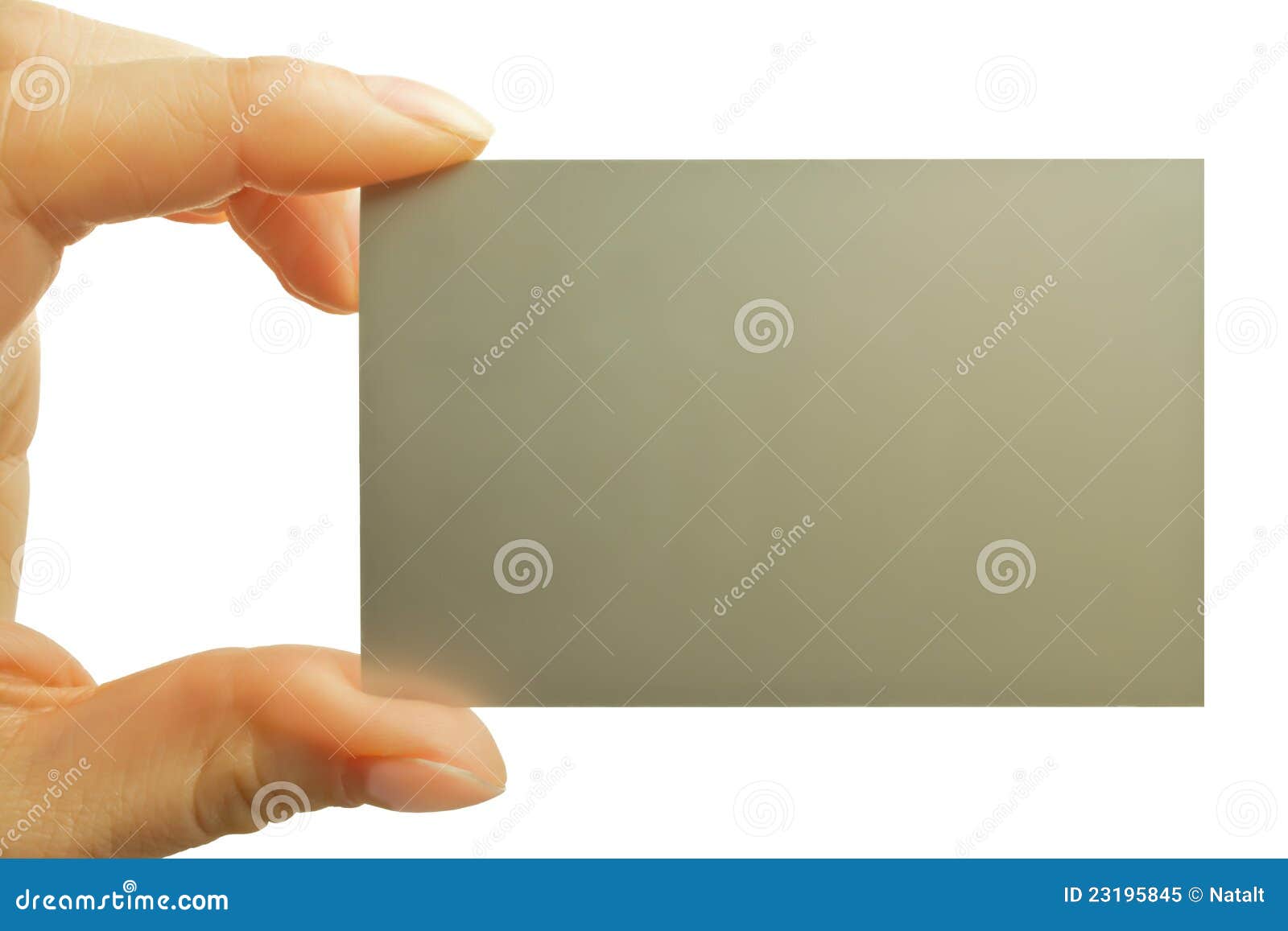 Visiting card in the hand stock image. Image of male - 23195845