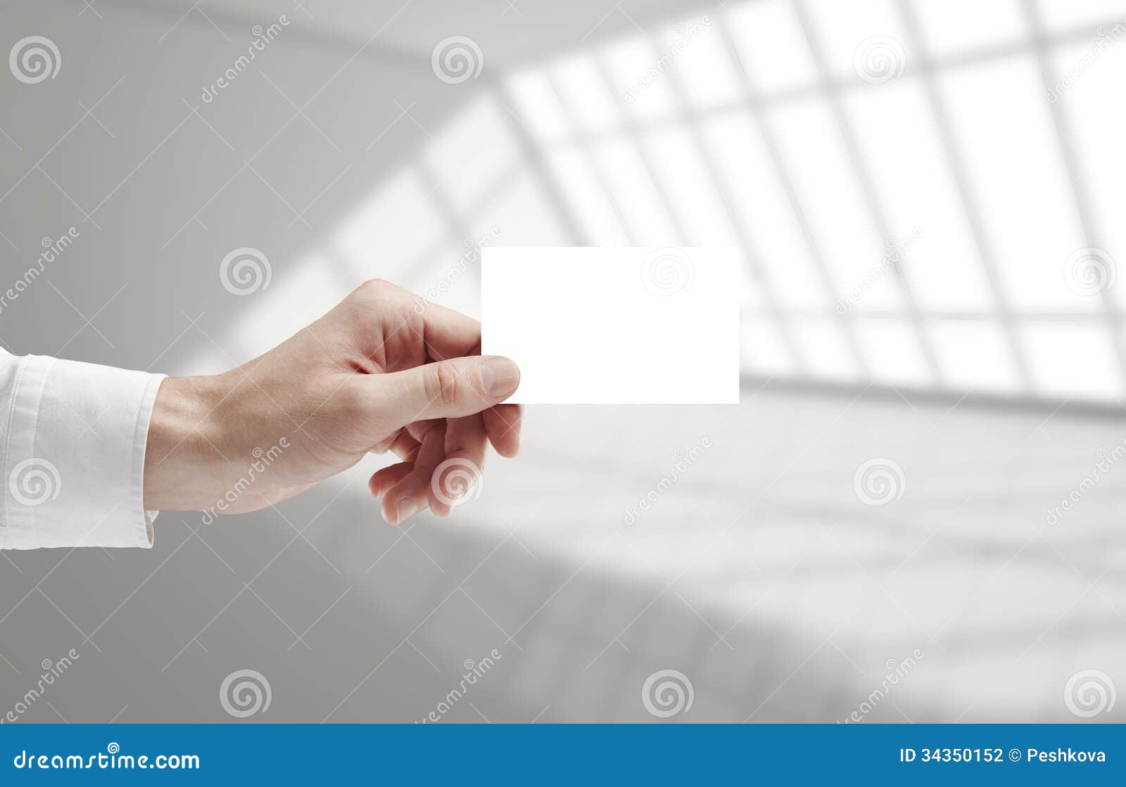 Visiting card stock photo. Image of identity, holding - 34350152