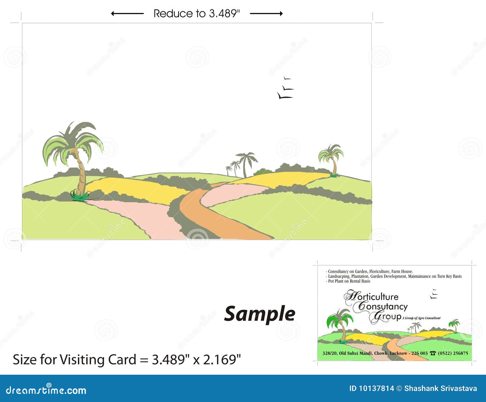 Visiting Card, Visiting Card And Invitation Template. Circle, Triangle ...