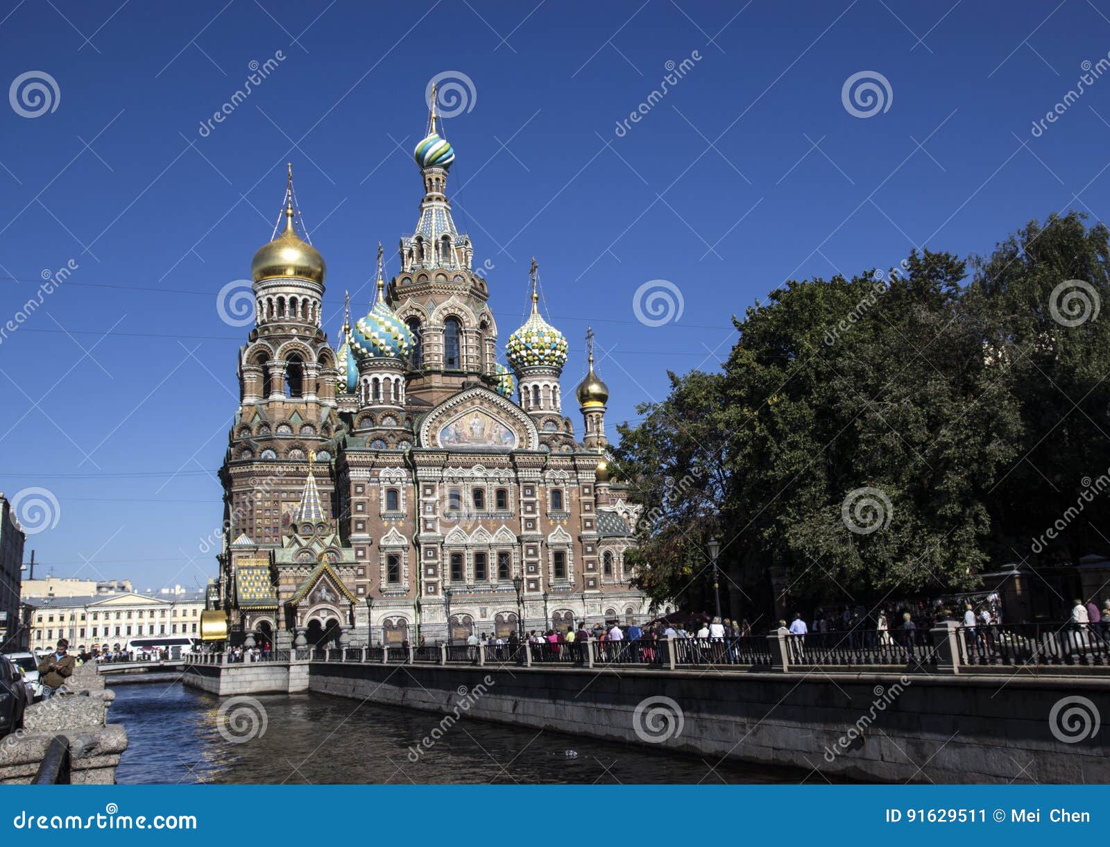 Visiting the Famous Church of the Saviour on Blood Editorial Photo ...