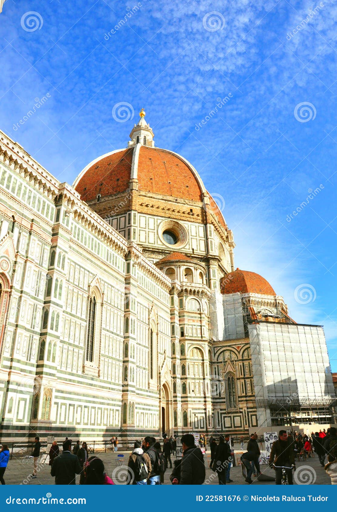 Visiting Florence , Italy editorial photo. Image of blue - 22581676