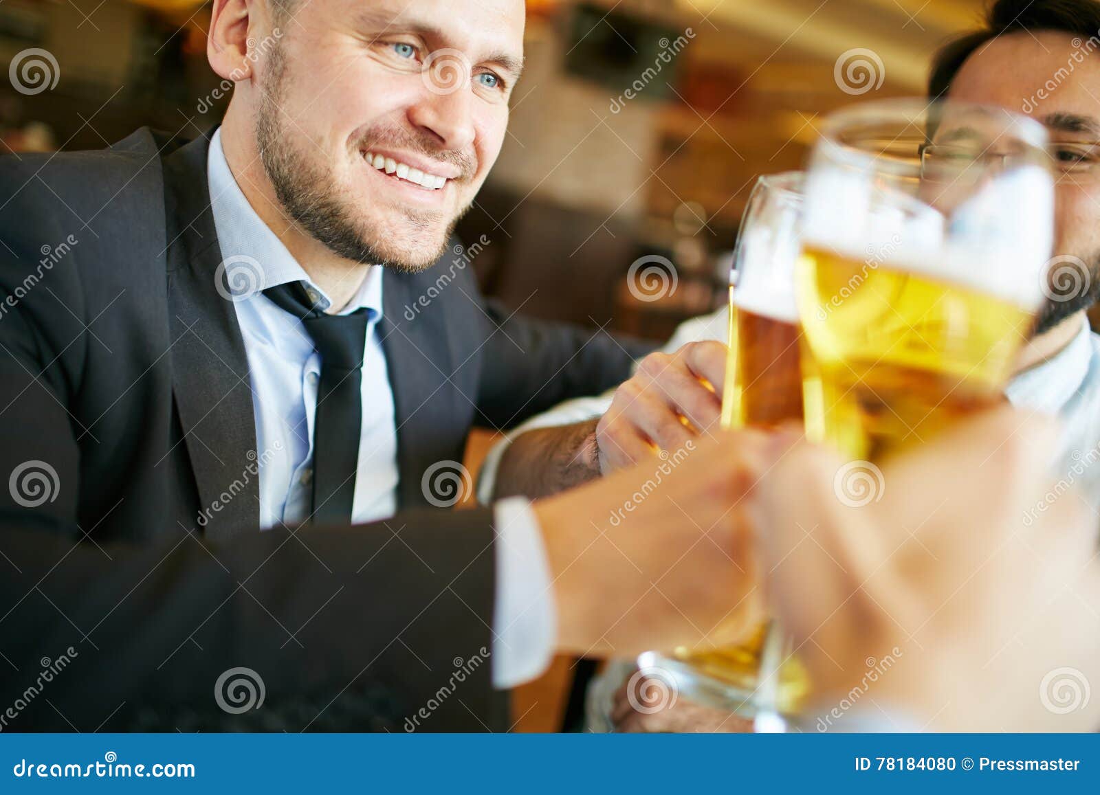 Visiting pub after work stock photo. Image of together - 78184080