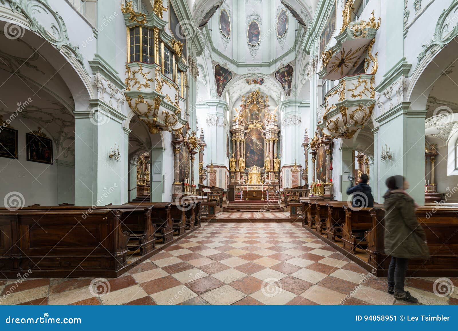 Visiting St Peter S Abbey in Salzburg Editorial Photo - Image of sankt ...