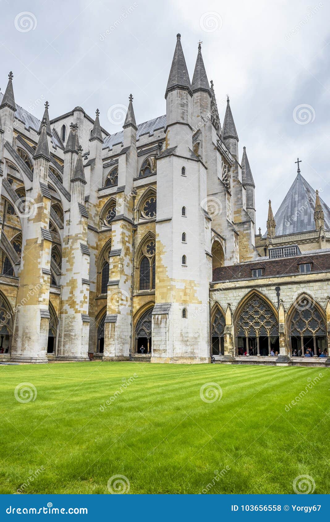 In the Inner Yard of Westminster Abbey Editorial Stock Photo - Image of ...