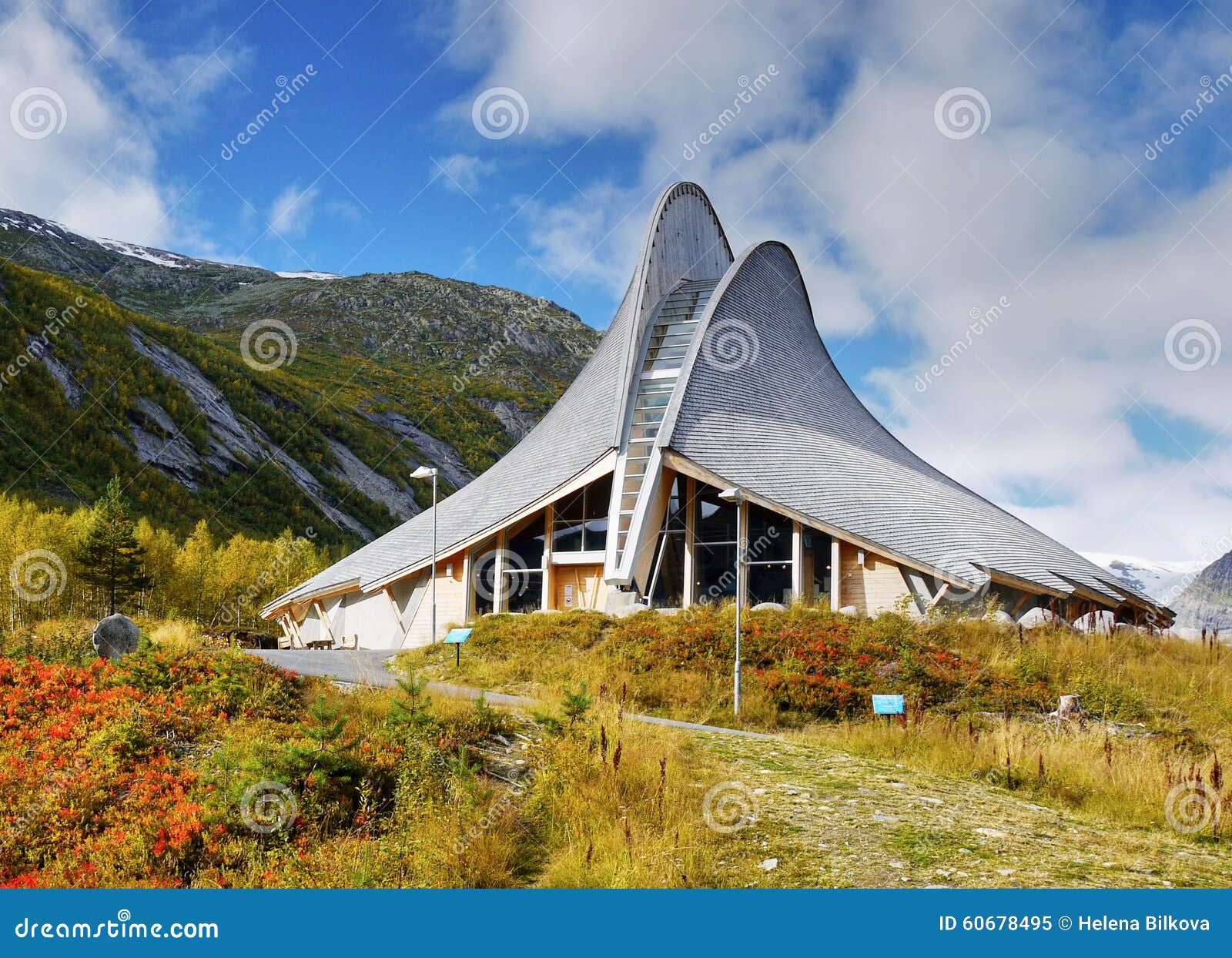Visitor Centre Unique Building Norway Editorial Image - Image of centre ...