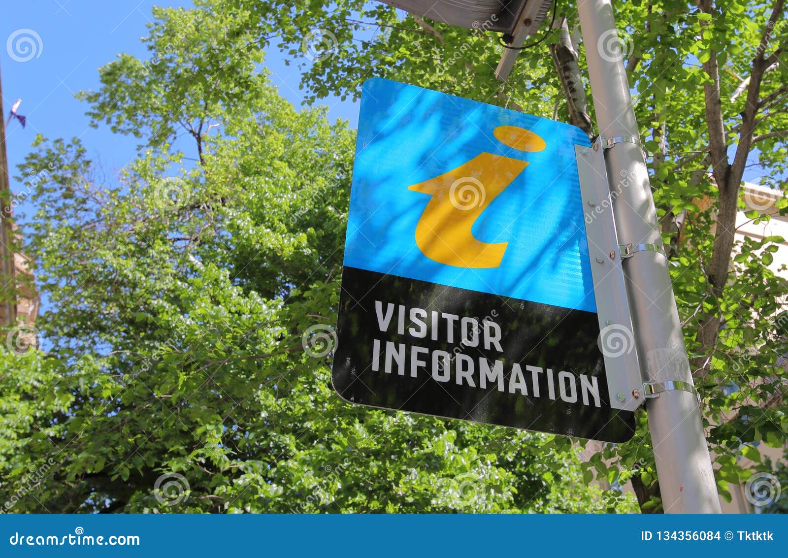 Visitor Information Melbourne Australia Stock Photo - Image of ...