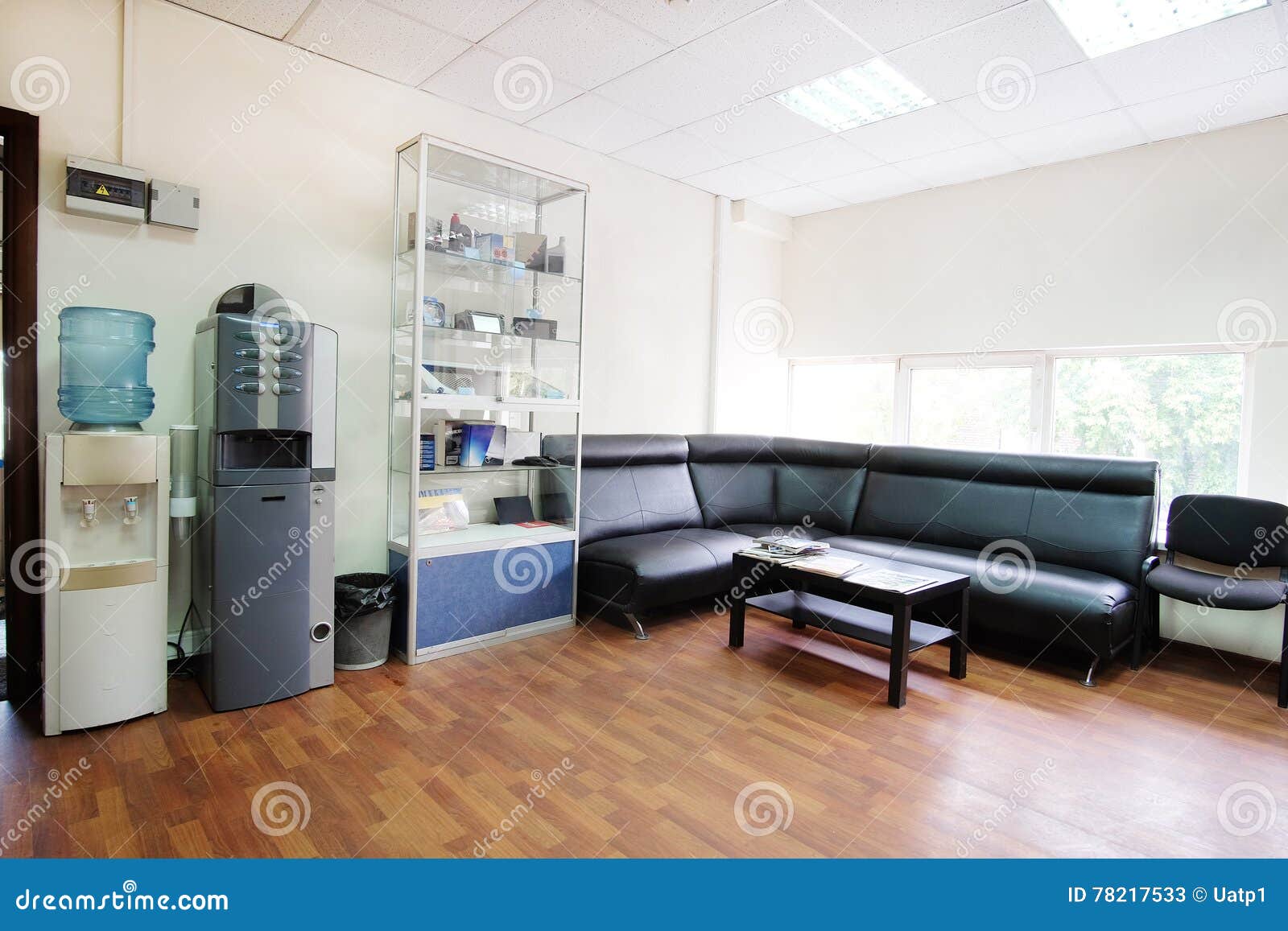 Visitor Room in an Auto Service Stock Image - Image of indoor ...