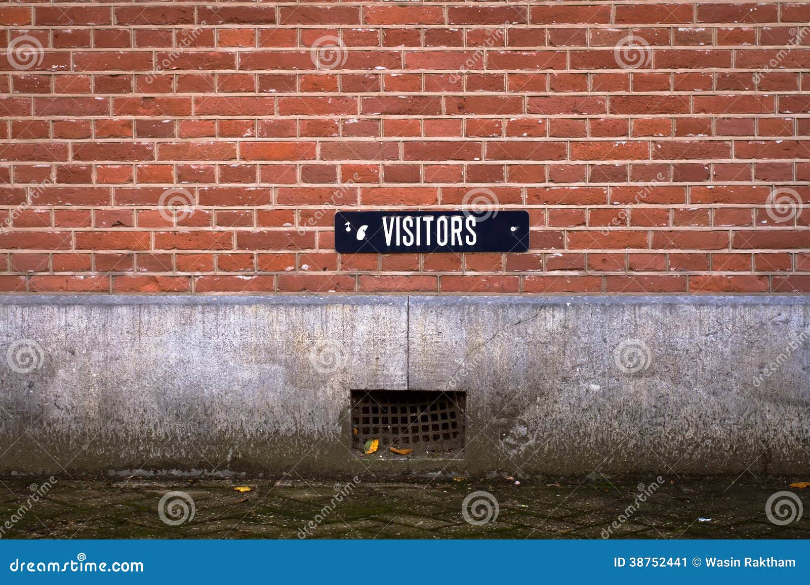 Visitor Sign stock image. Image of visitor, background - 38752441