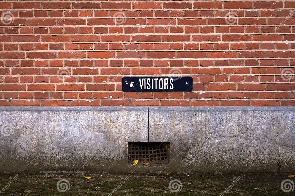 Visitor Sign stock image. Image of visitor, background - 38752441