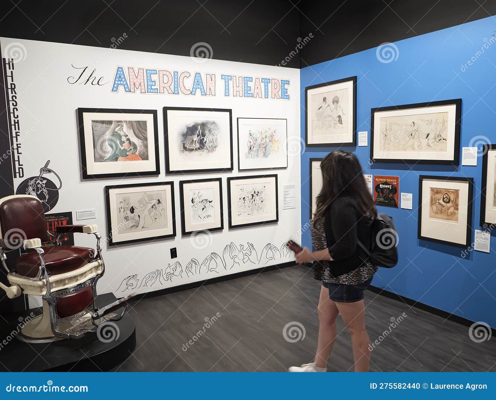 Visitor Studies Al Hirschfeld Illustrations At The Museum Of Broadway ...