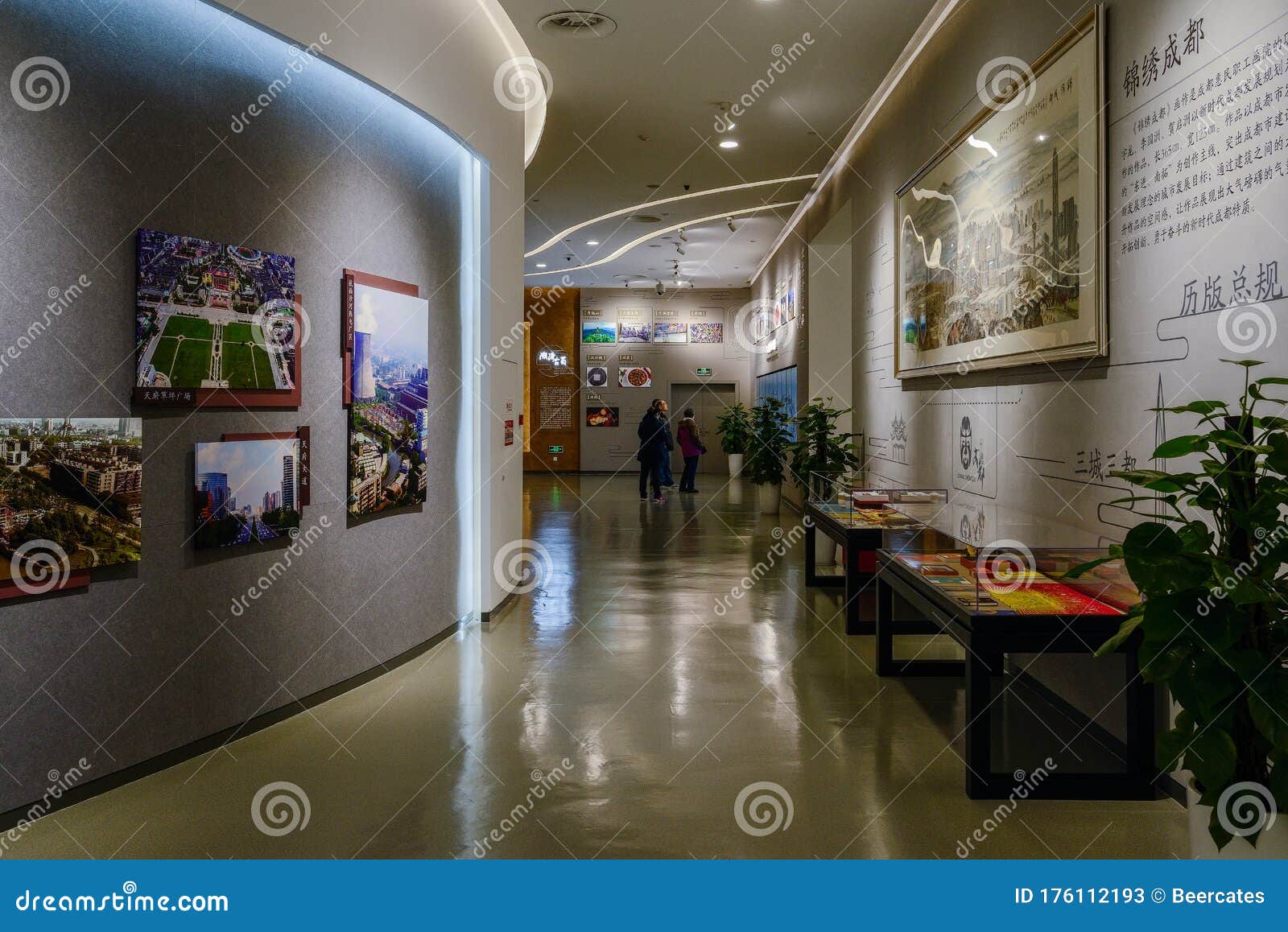 Visitors in Chengdu Planning Exhibition Hall Editorial Stock Photo ...
