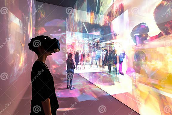 Visitors Engage with Stunning Virtual Artworks and Experience ...