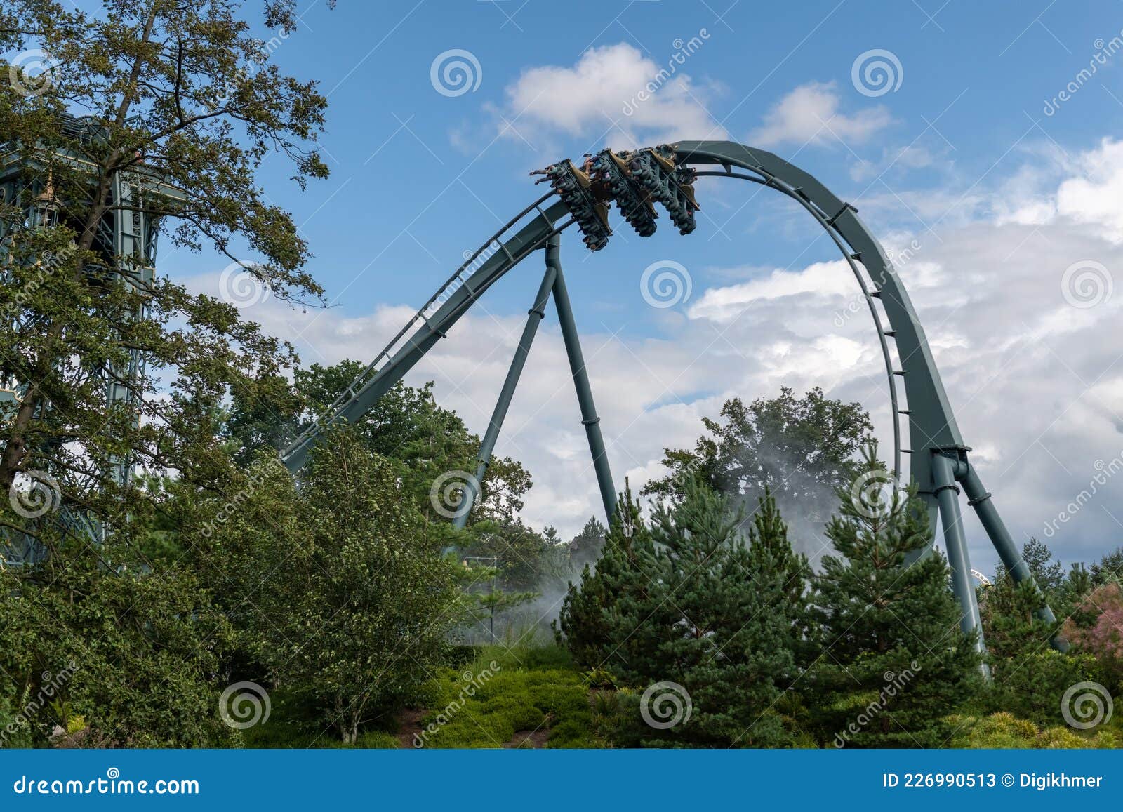 Gigabtic Roller Coaster at Efteling Theme Park Editorial Stock Photo ...