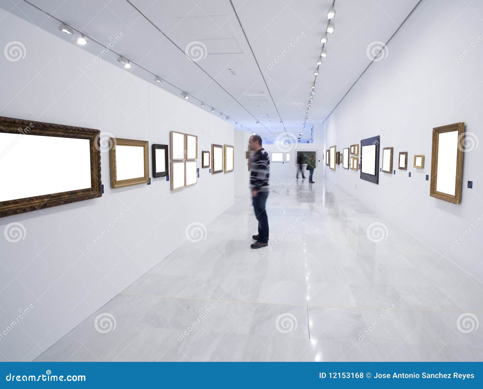 Visitors at the museum stock photo. Image of indoors - 12153168